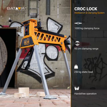 Kaufen Sie Ihre Croc Lock® Werkbank und Klemmsystem | Batavia Tools