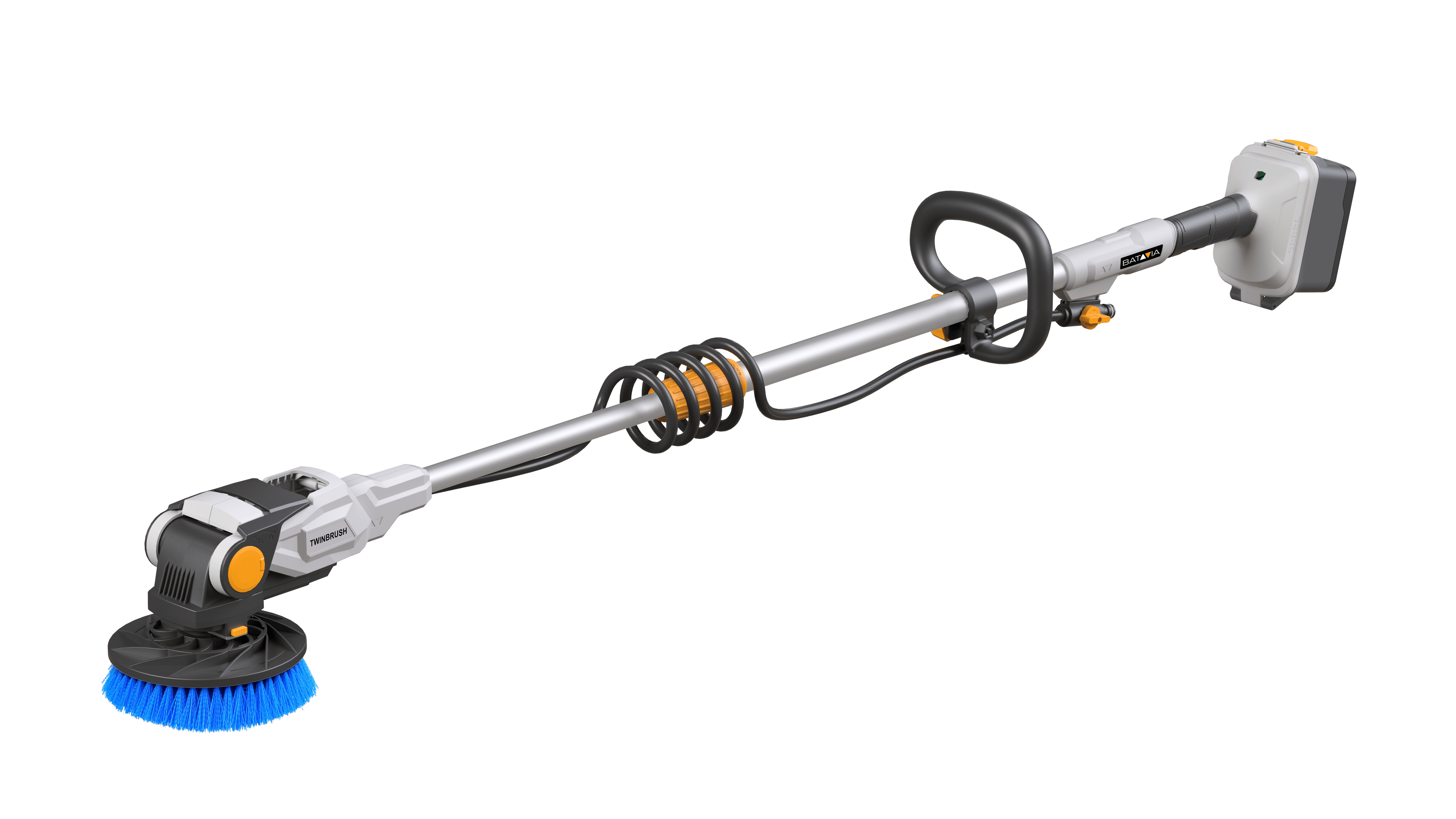 Get your 18V Telescopic Twin Brush Power Scrubber | Batavia Tools